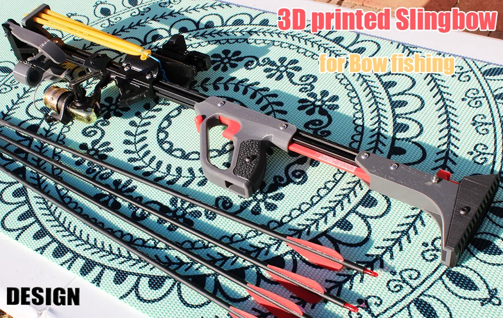 3Dprinted Slingbow for Bowfishing - Free 3D Print Model - MakerWorld