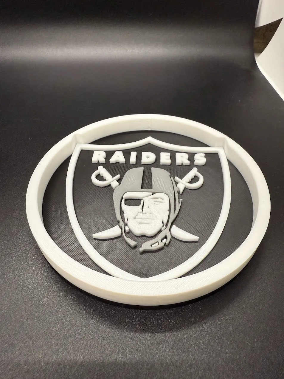 Las Vegas Raiders Coaster by ruBBeLdieKaTz MakerWorld: Download Free 3D ...