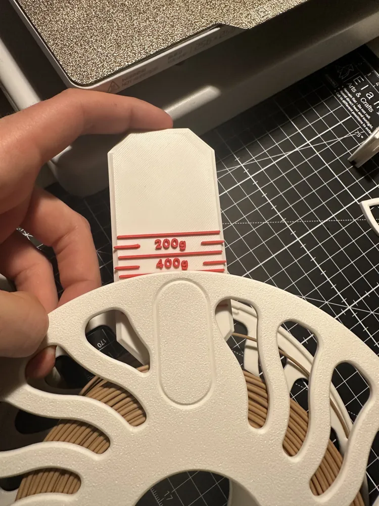 Accurate Filament Spool Measuring Tool, No AMS - Free 3D Print Model ...