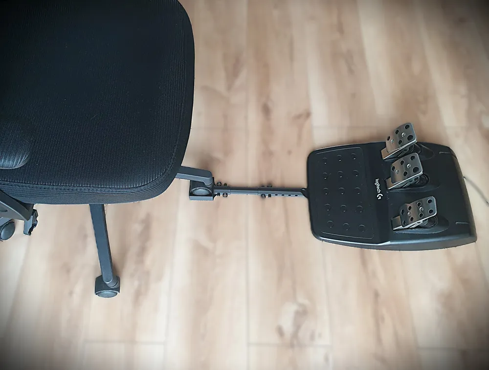Logitech Pedal Chair Lock/Mount - Adjustable! - Free 3D Print Model ...