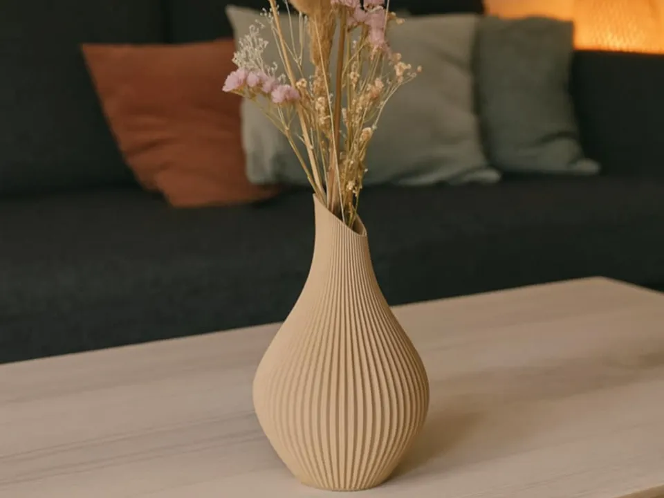 Shizuku Japandi Vase - Free 3D Print Model - MakerWorld
