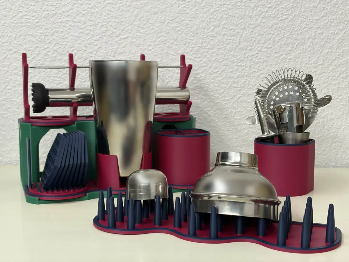 Bartenders' Haven - Modular Cocktail Set Organizer - Free 3D Print ...