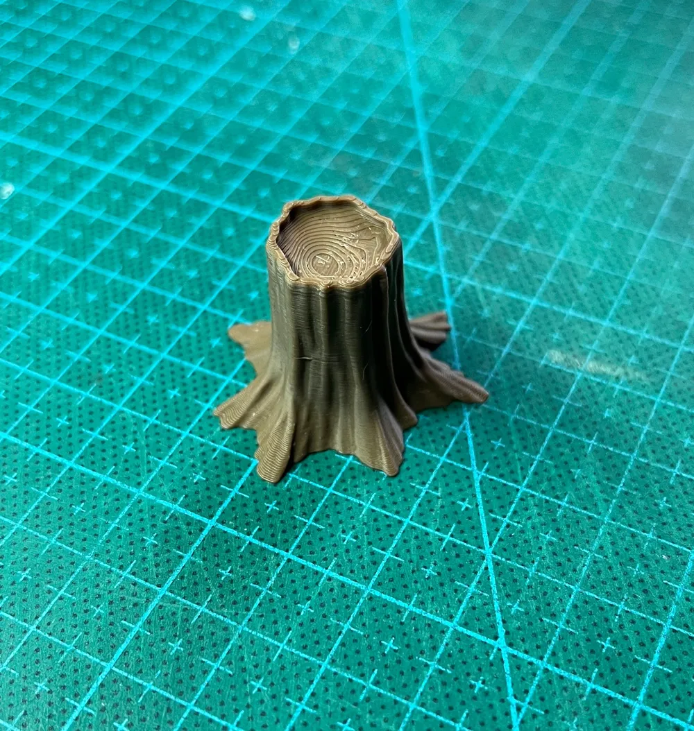 Miniature Tree Stump - Free 3D Print Model - MakerWorld