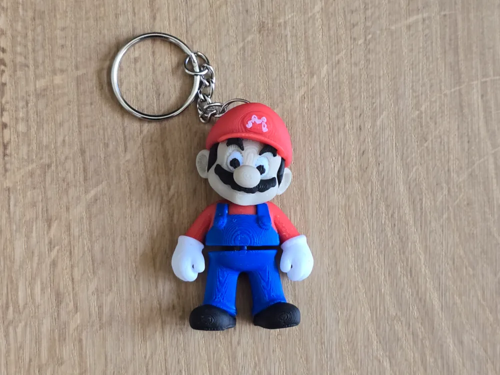Mario Bros flexi keychain - Free 3D Print Model - MakerWorld