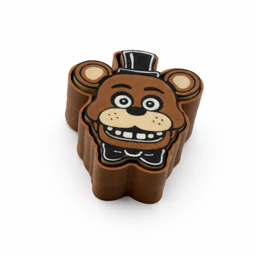 FNAF - Five Nights at Freddy's Fidget Clickers - Free 3D Print Model ...