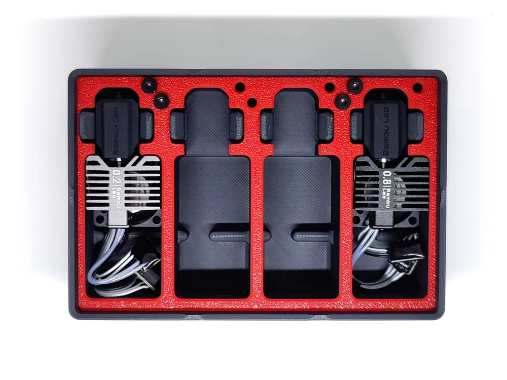 Gridfinity HotEnd Holder Bambu X1/P1 no AMS needed Remixed by ...