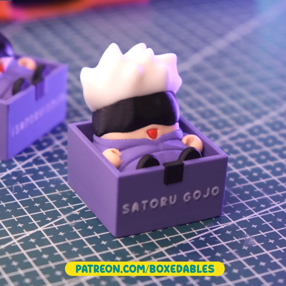 Satoru Gojo - Figuras encajables por Obunaga3D MakerWorld: Descarga ...