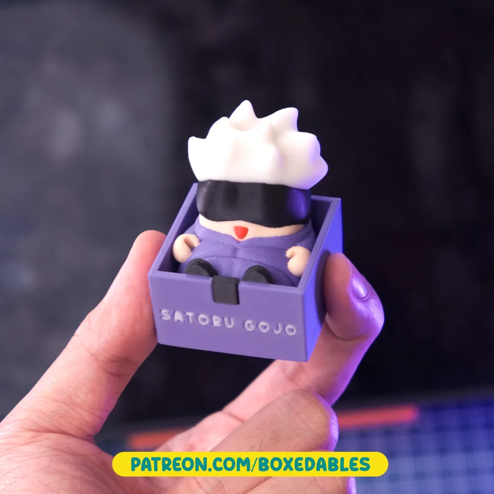 Satoru Gojo - Figuras encajables por Obunaga3D MakerWorld: Descarga ...