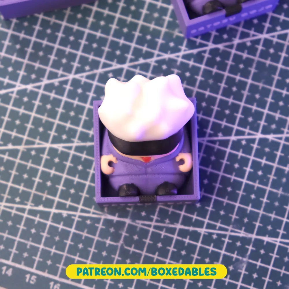 Satoru Gojo - Boxedables - Free 3D Print Model - MakerWorld
