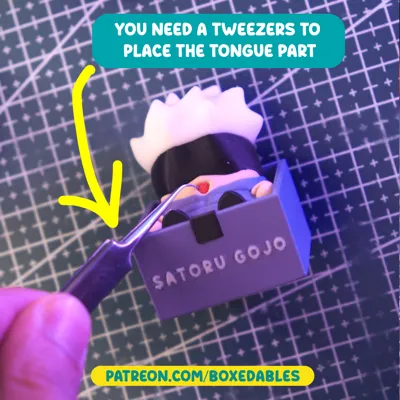 Satoru Gojo - Boxedables - Free 3D Print Model - MakerWorld