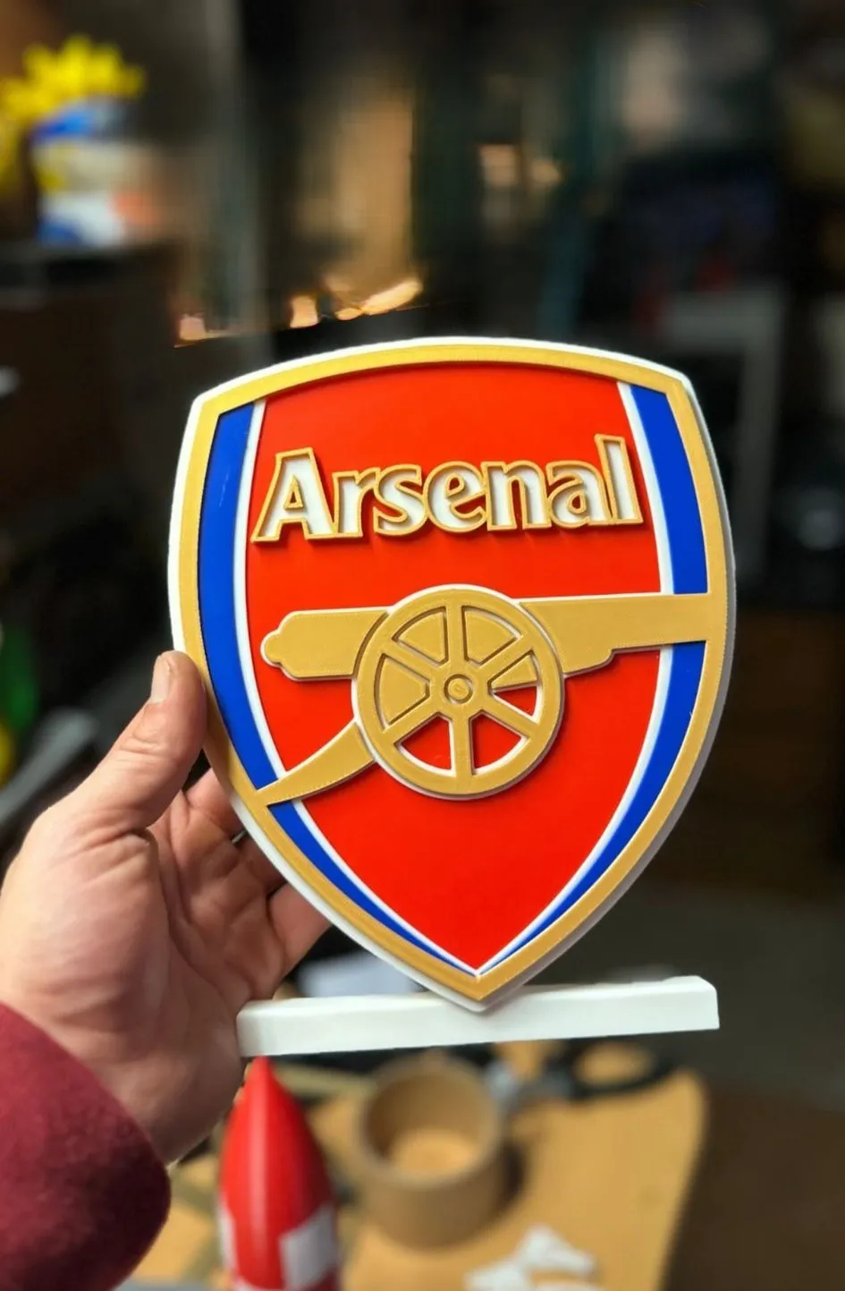 ARSENAL LOGO EMBLEM - PREMIER LEAGUE - Free 3D Print Model - MakerWorld