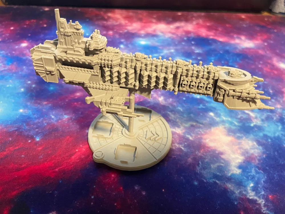 BFG Imperial Navy Emperor Class Battleship - Free 3D Print Model ...