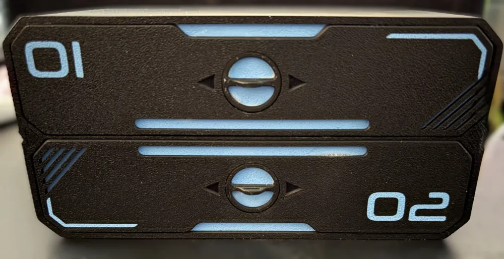 Futuristic Box With Embedded Gridfinity With Pins Remixed by Enigmafaxx ...