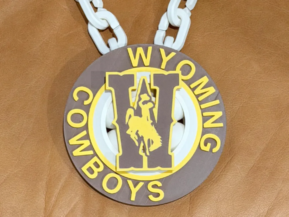 Wyoming Cowboys Spinner Chain by jckrenrut MakerWorld: Download Free 3D ...