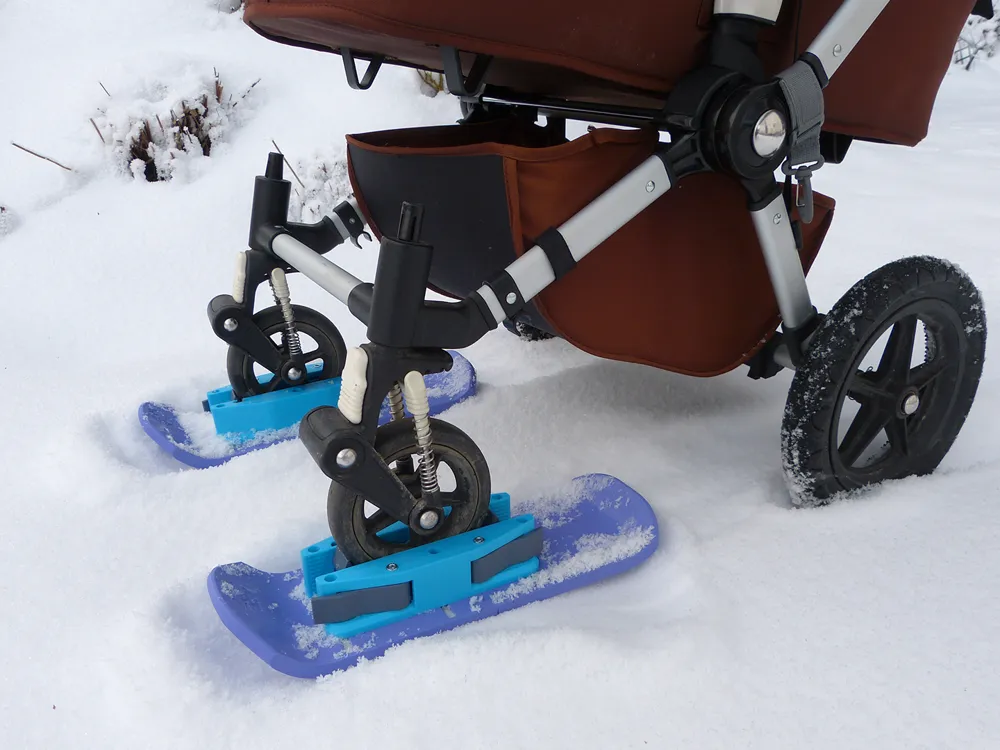 Stroller Skis - Free 3D Print Model - MakerWorld