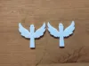 Cross Wing Earrings - Free 3D Print Model - MakerWorld