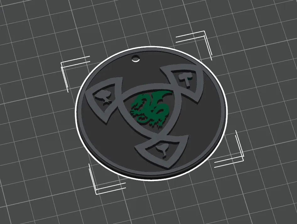 Daoc Fan Sign Medal Keychain by S.3D - MakerWorld