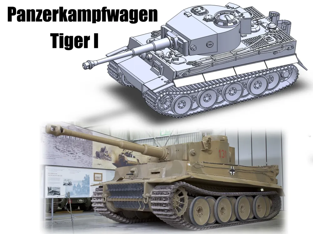 1/100 Tiger Tank Panzerkampfwagen Tiger - Free 3D Print Model - MakerWorld