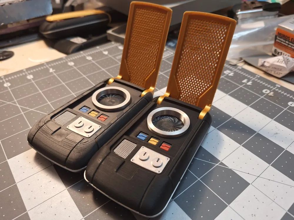 Star Trek Strange New Worlds Communicator EZ Build - Free 3D Print ...