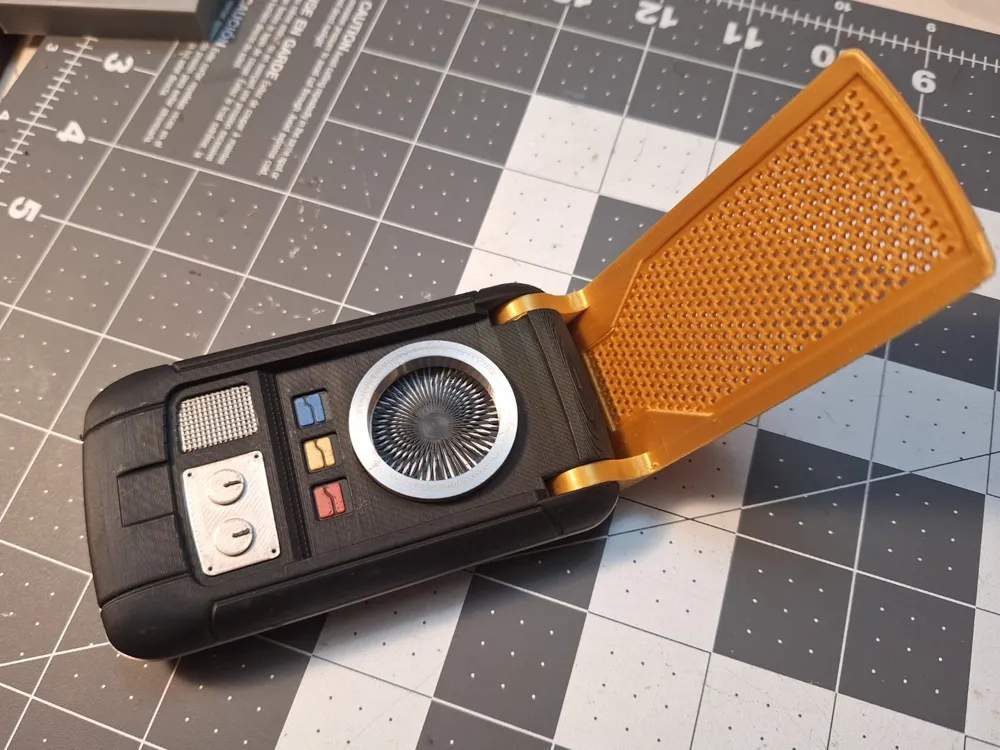 Star Trek Strange New Worlds Communicator EZ Build - Free 3D Print ...