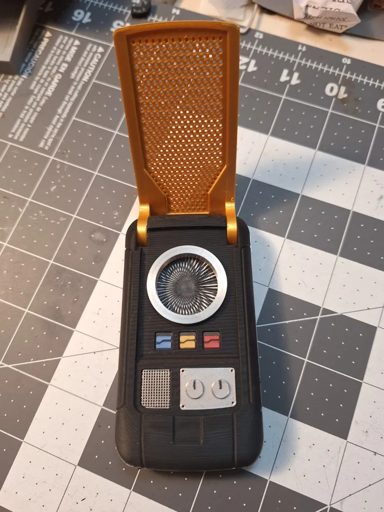 Star Trek Strange New Worlds Communicator EZ Build - Free 3D Print ...