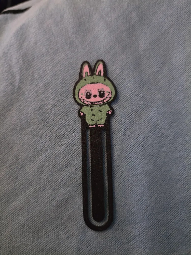 Labubu and the Green Monster Cute Bookmark Art by FRANKIE 3D PRINT ...