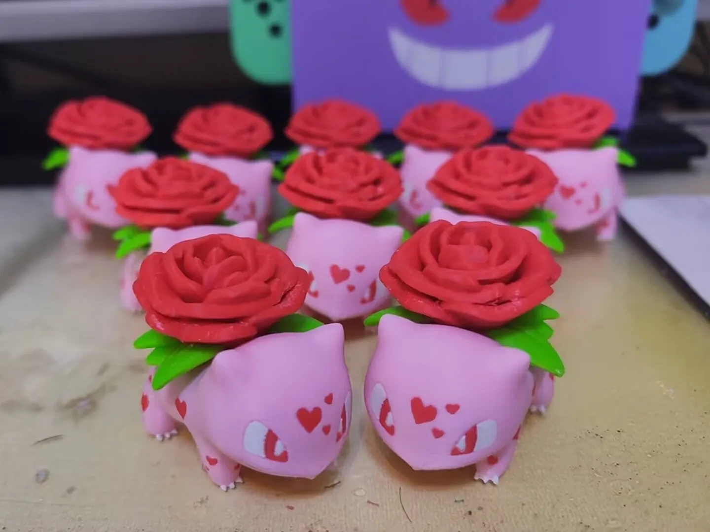 Rose Bulbasaur by leanxiMakerWorld: Download Free 3D Models