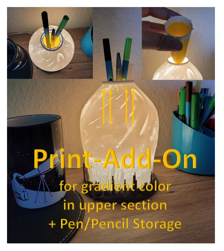 Space Lamp II - 360 Degree Lithophane Diorama - Free 3D Print Model ...