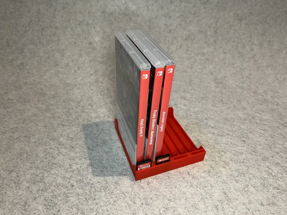 Games stand holder for Nintendo Switch / Switch2 - Free 3D Print Model ...