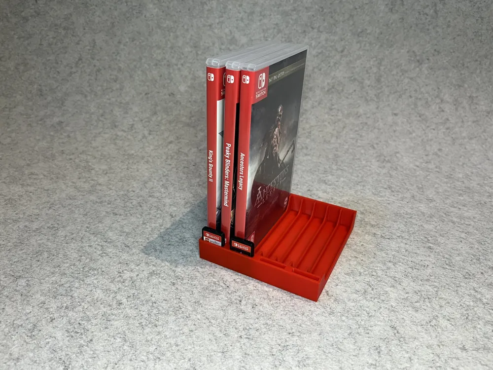 Games stand holder for Nintendo Switch / Switch2 - Free 3D Print Model ...
