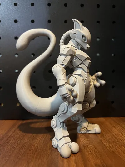 Mecha Pokemon Series ‧ Mewtwo Full-Body Statue - Free 3D Print Model ...