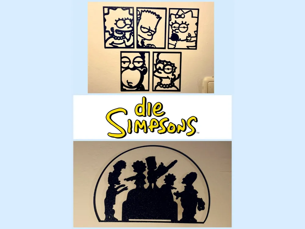 Simpsons wall art by Gisberti🖖🏻 - MakerWorld