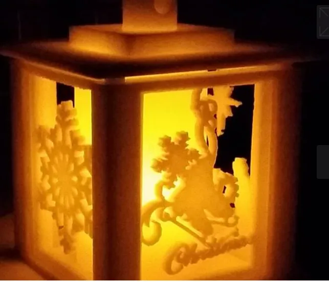 Holiday Lantern with Swappable Panels by Maker Dave - MakerWorld
