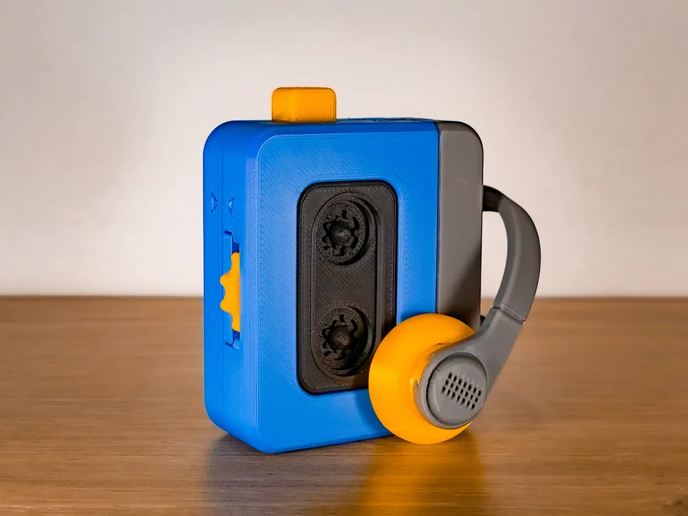 Walkman 4-in-1 Snap-Fit Fidget Toy - Free 3D Print Model - MakerWorld