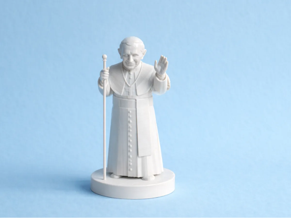 Pope John Paul II – Iconic Religious Figure - Free 3D Print Model ...