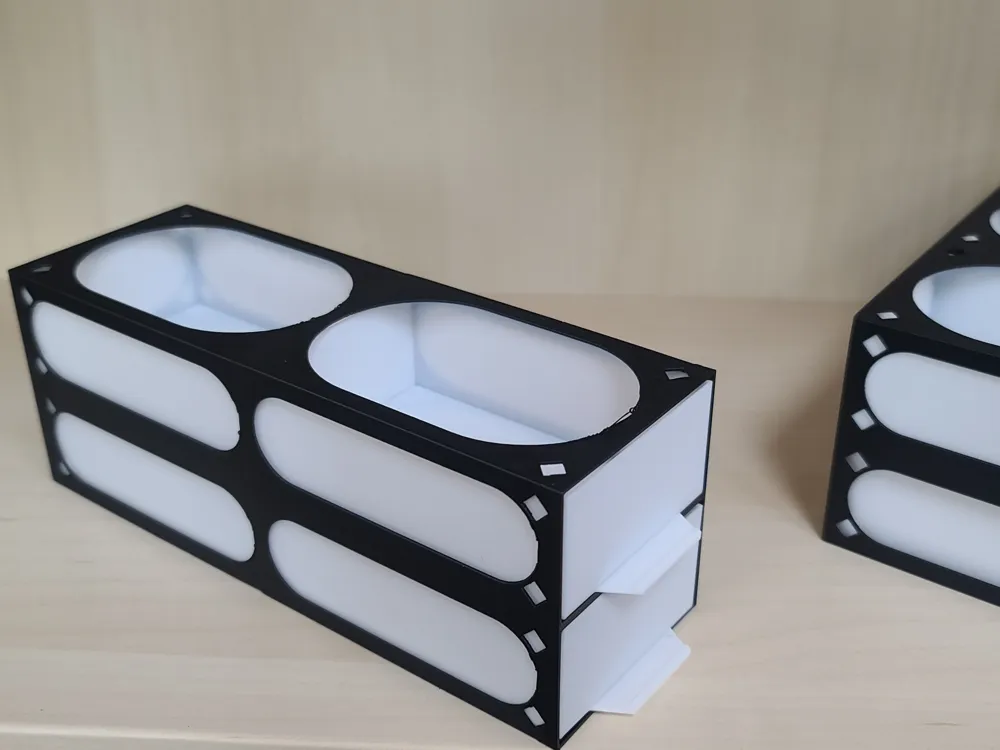 Lightweight modular drawer system- Akro Mils scale by mkebricks ...