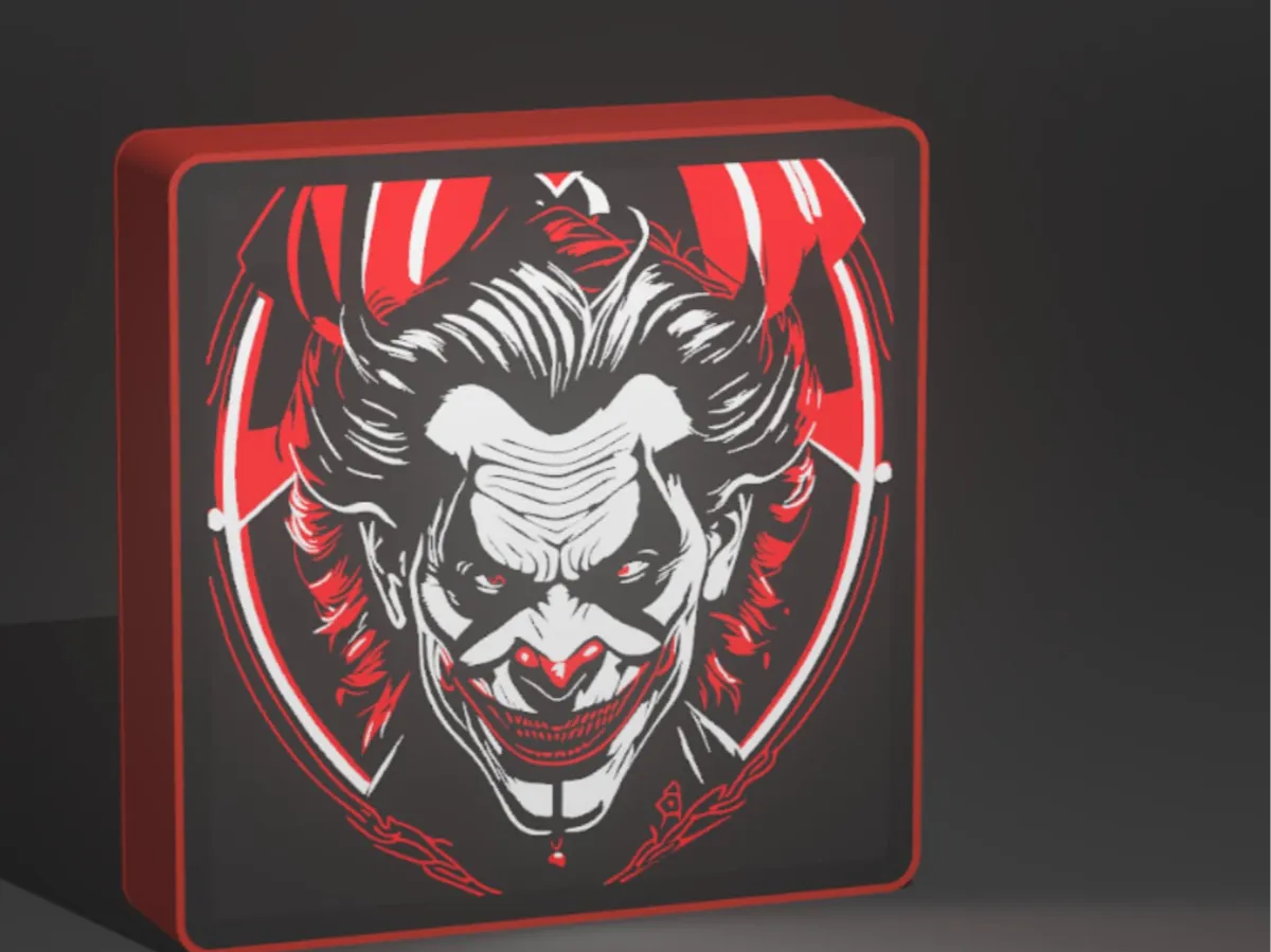 The joker light box by seanmp71 MakerWorld: Download Free 3D Models
