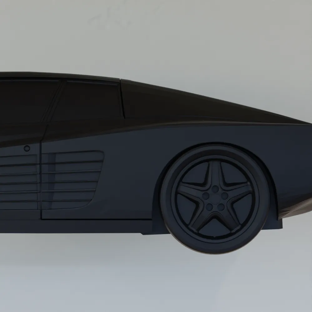 ferrari testarossa 512 - B - Modèle d'Impression 3D Gratuit - MakerWorld