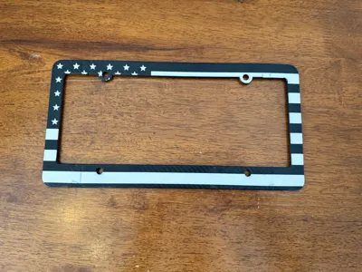 License Plate Frame 3d print model download - MakerWorld