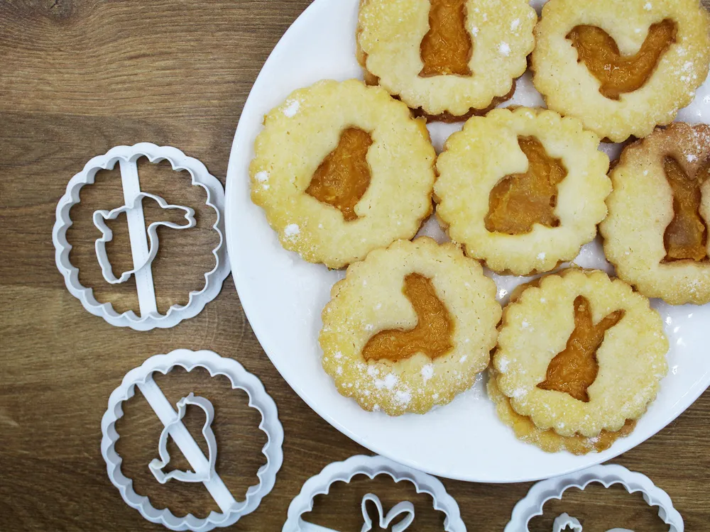 Easter Cookie cutter set of 4 Piece Linzer Linser by MyVersum - MakerWorld