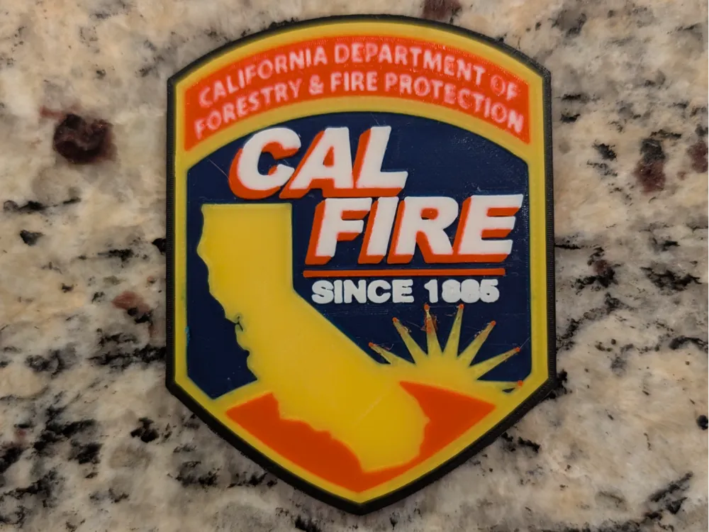 Cal Fire Logo Magnet von mindlessdad - MakerWorld