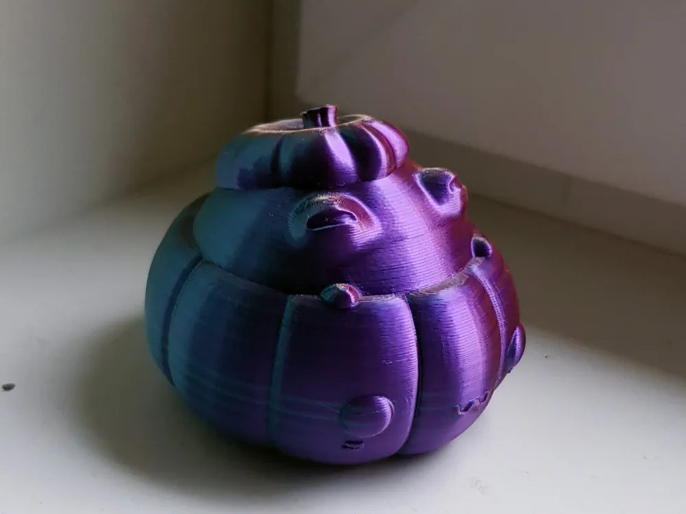 Pumpkin Bean the Frog miniature figurine fanart by Touwaka MakerWorld ...