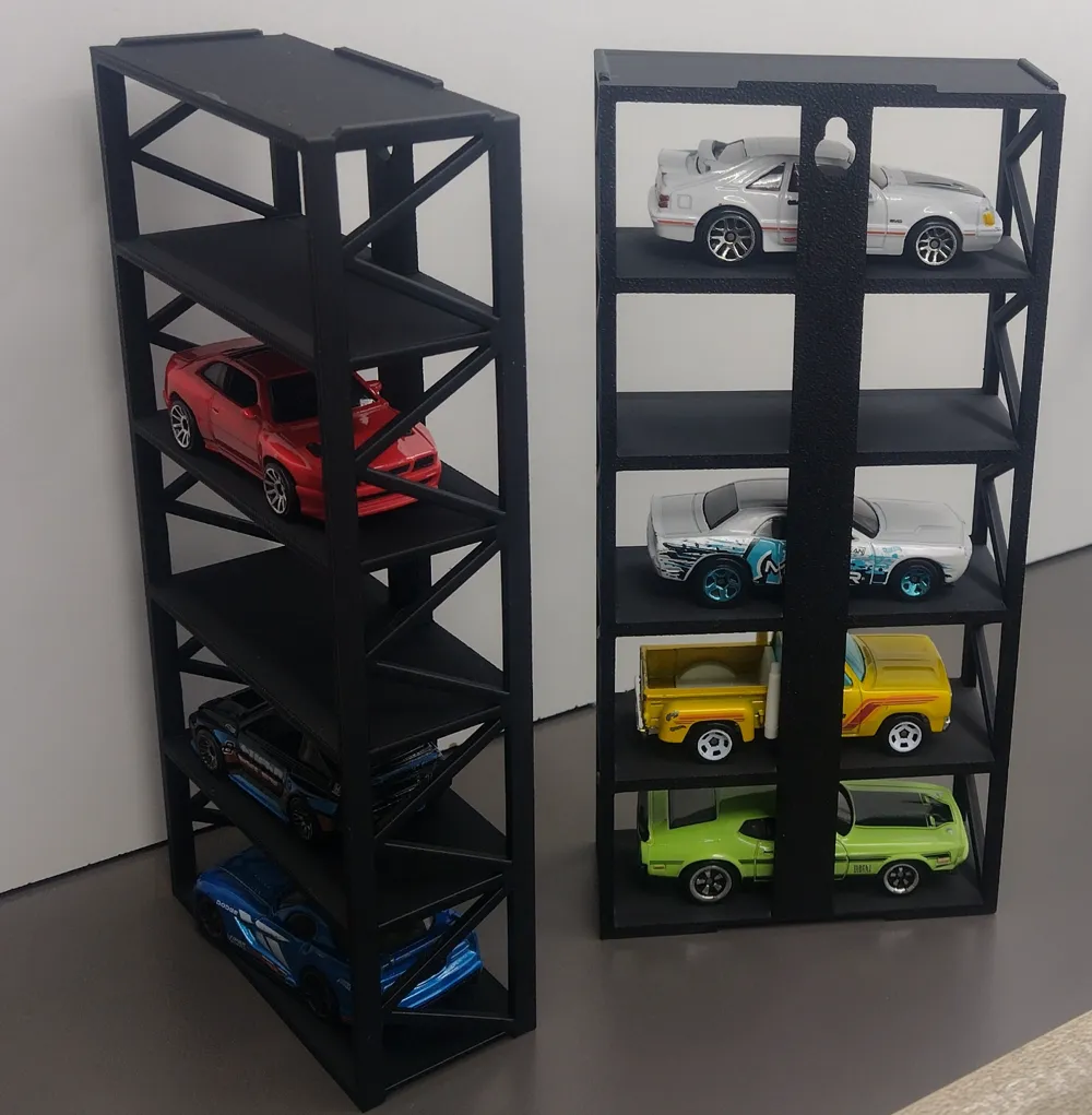 Hot Wheels stand, stackable display shelf, garage by Michał MakerWorld ...