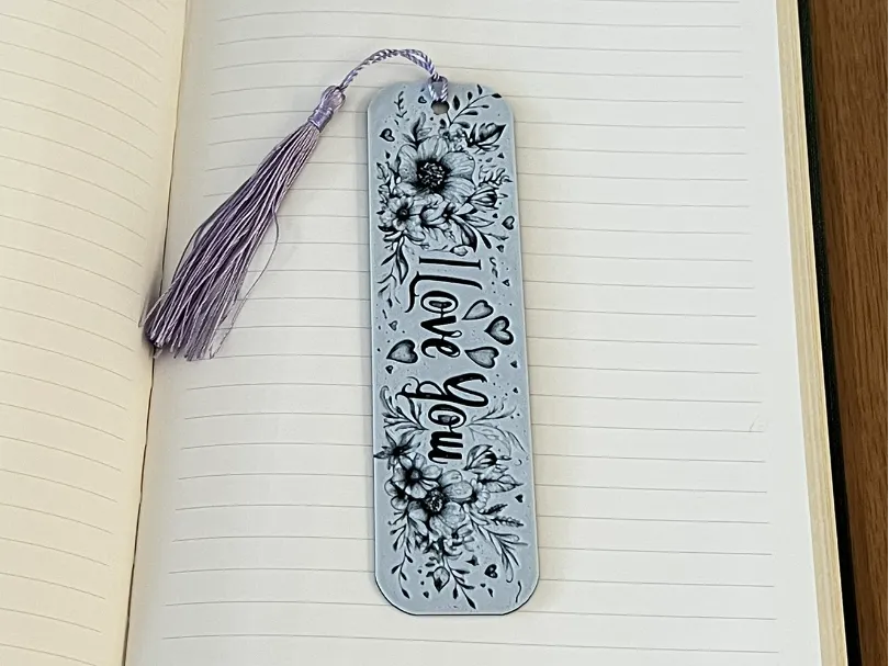 I Love You Valentines Day Love Hueforge Bookmark by Azi's Design ...