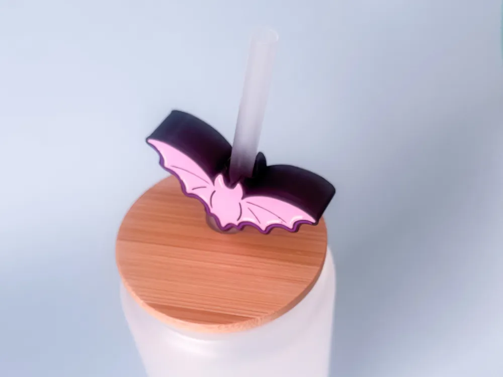 Gummy Bat Straw Topper - Free 3D Print Model - MakerWorld