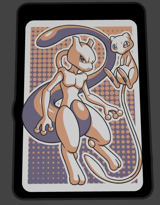 Mew and Mewtwo – Legendary Pokémon Card Style by KurotsuchiMakerWorld ...