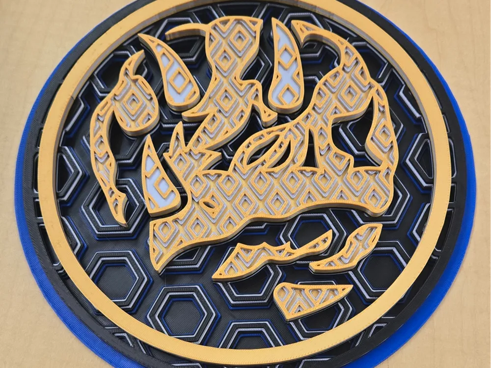 Blue Ranger Coin Dimensional Mosaic by w3r3wolv3s - MakerWorld