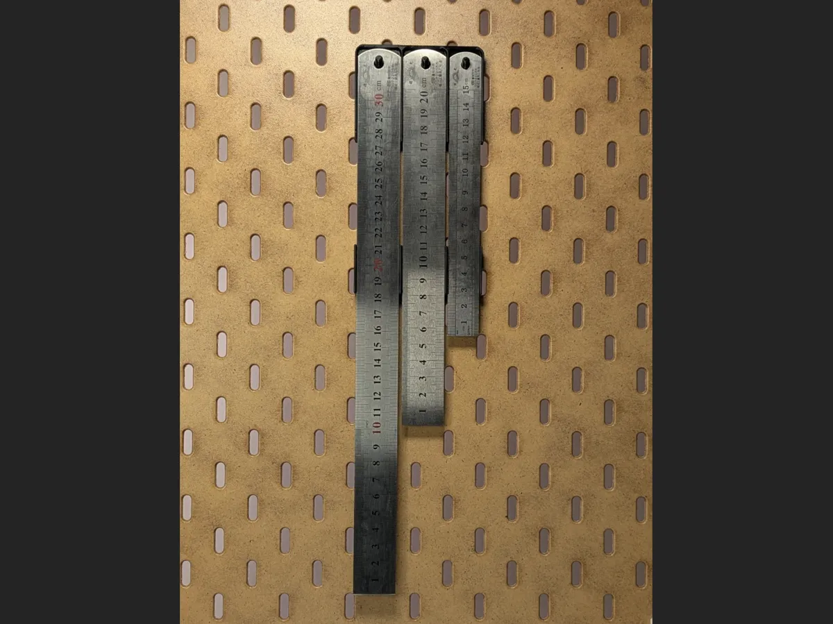 IKEA Skådis Holder for Steel Rulers (3-piece Set) - Free 3D Print Model ...