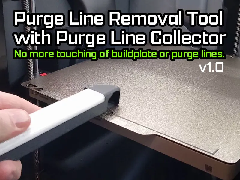 Purge Line Removal Tool Collector v1.0 - Free 3D Print Model - MakerWorld