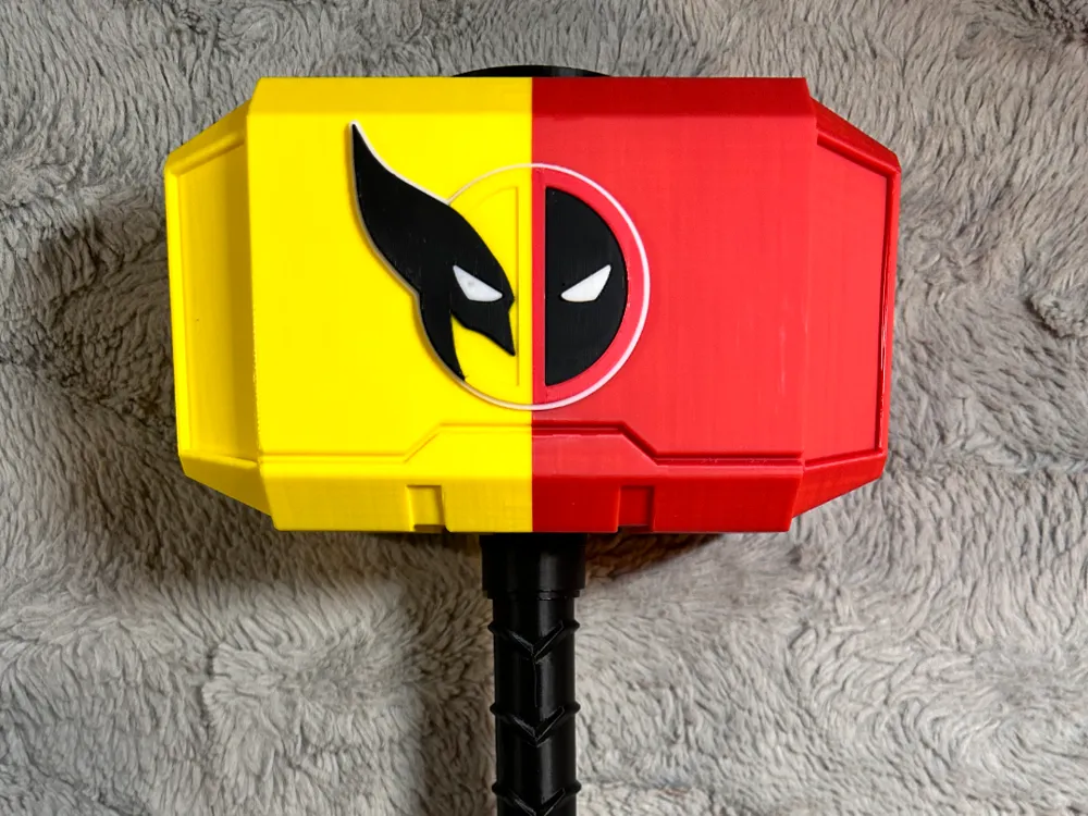 Deadpool and Wolverine - Thors Hammer Remixed by K3DPrint - MakerWorld